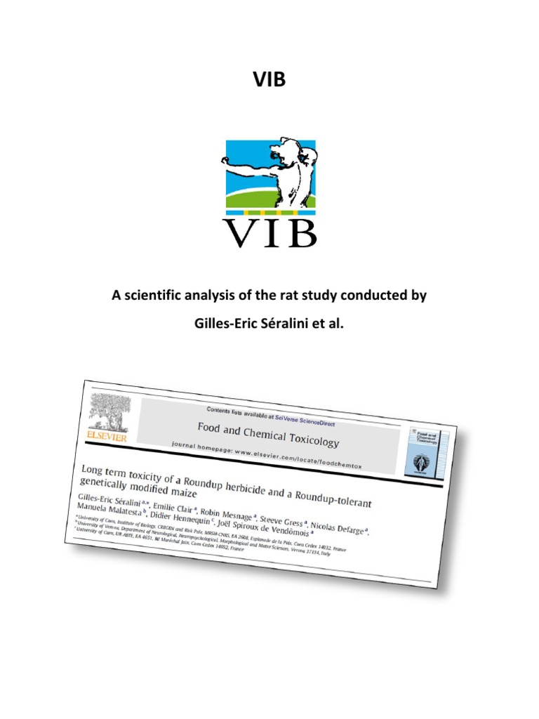 EN - Analyse Rattenstudie Séralini Et Al | PDF | Scientific Control ...