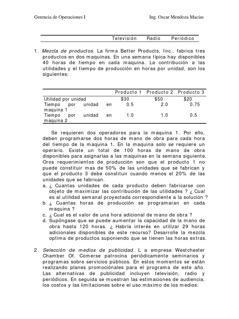 Prob +Modelos+de+P L | PDF | Inventario | Interés