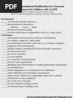 Student SPD Checklist For Teachers | PDF | Sensory Processing Disorder ...