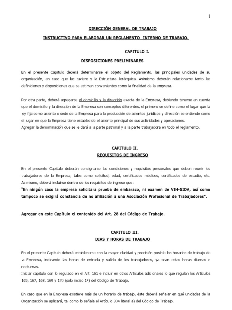 Instructivo Para Elaboracion de Rit Modificado (1) | Derecho laboral ...
