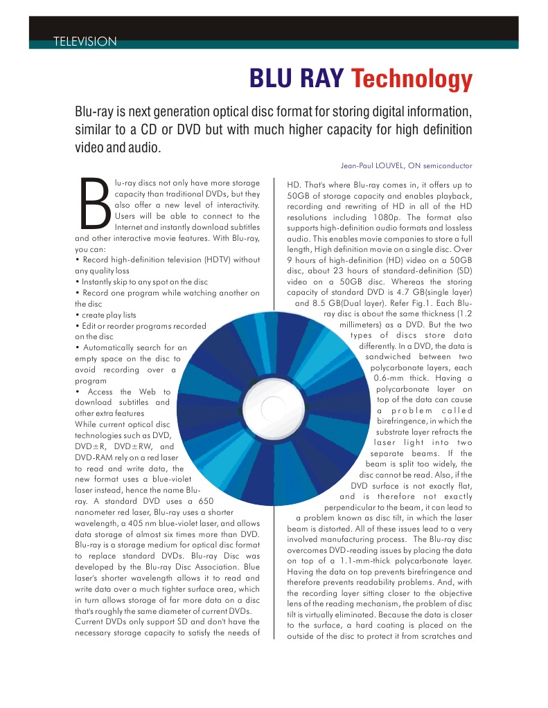 BLU RAY Technology | PDF | Foreign Language Studies