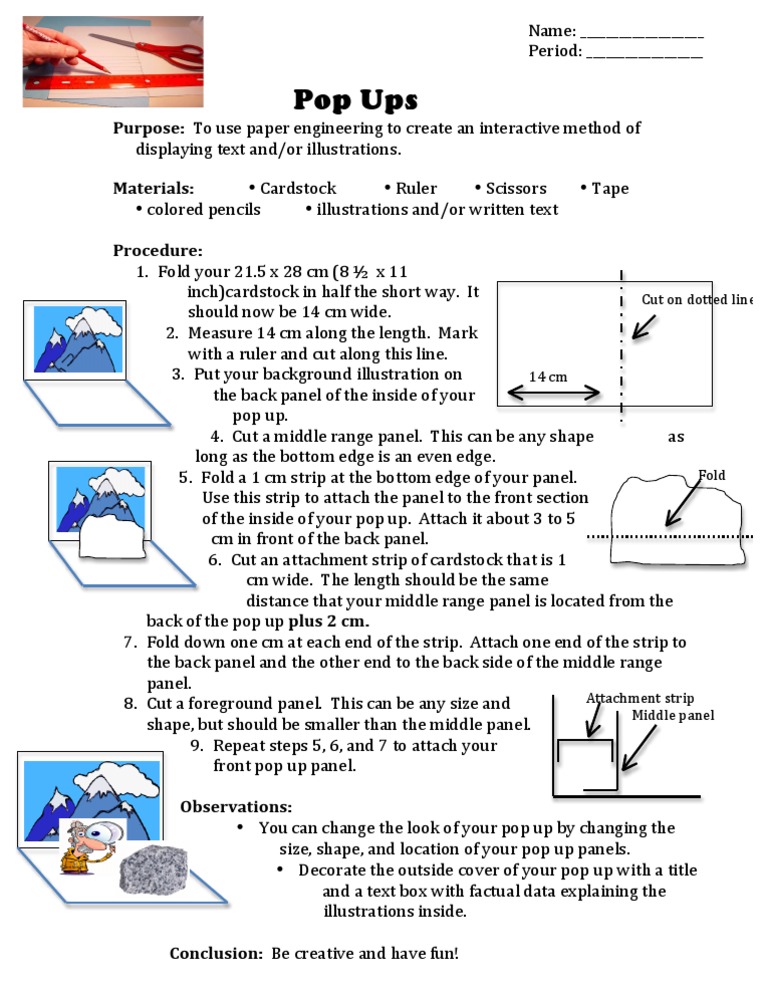 Pop Ups | Download Free PDF | Nature