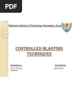 Controlled Blasting | PDF | Drilling | Mining