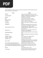 Spore Cheat Codes and Console Commands | PDF | Cheating In Video Games ...
