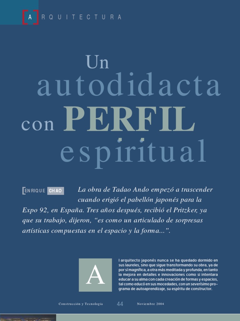Arquitectura Tadao Ando | PDF