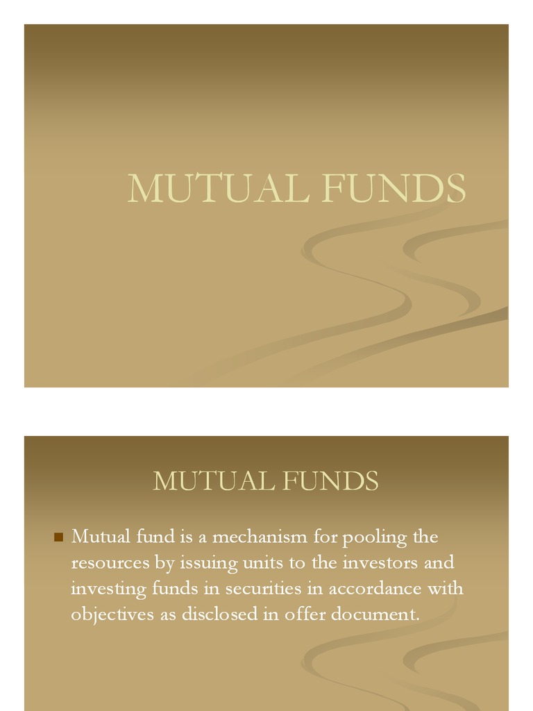 Mutual Funds | PDF
