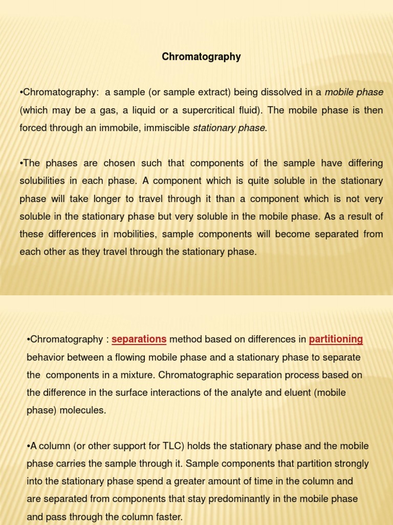 Basic Chromatography Notes 1 | PDF | Chromatography | Gas Chromatography