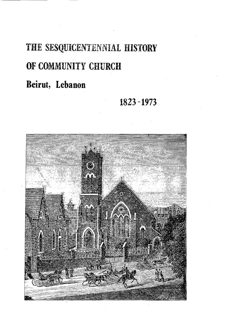 150 Years International Community Church (ICC) Beirut Lebanon | PDF ...