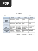 Rubric: Booklet Criteria Outstanding Proficient Consolidating Emerging ...