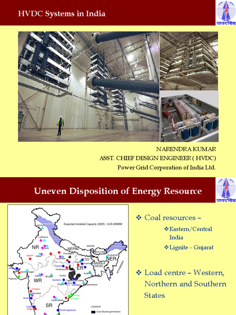 HVDC Power Transmission in India | PDF | High Voltage Direct Current ...