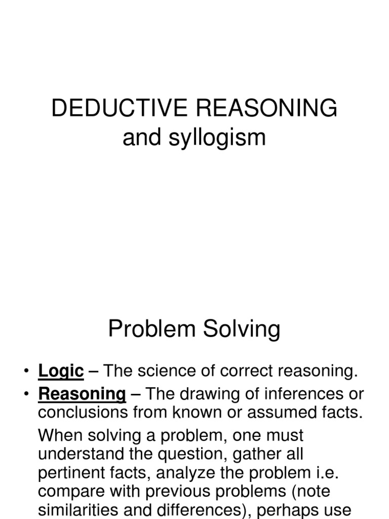 Module3 Deductive | PDF | Argument | Deductive Reasoning