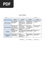 Art Project Grading Rubric | PDF