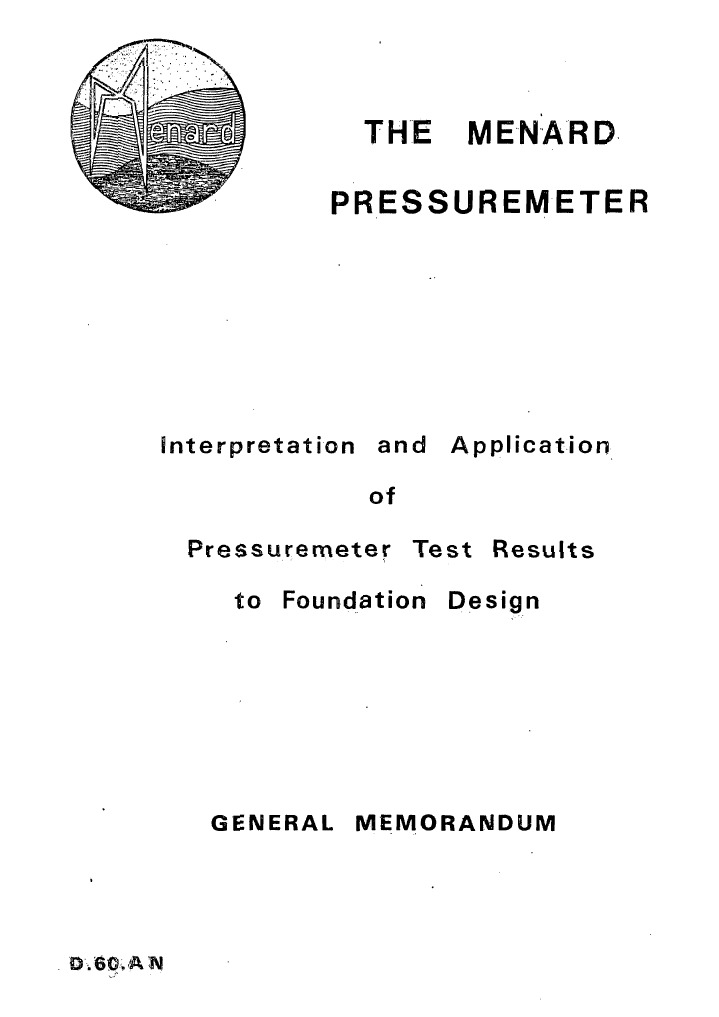 Menard Pressuremeter - D60 AN | PDF