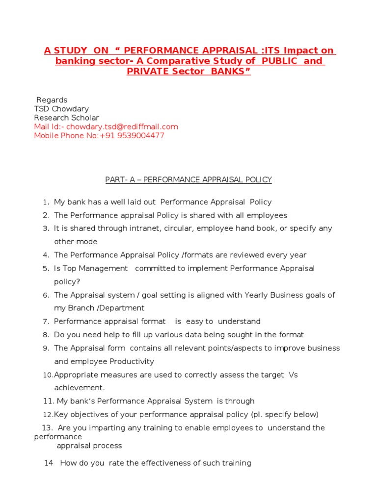 Questionnaire | PDF | Performance Appraisal | Competence (Human Resources)