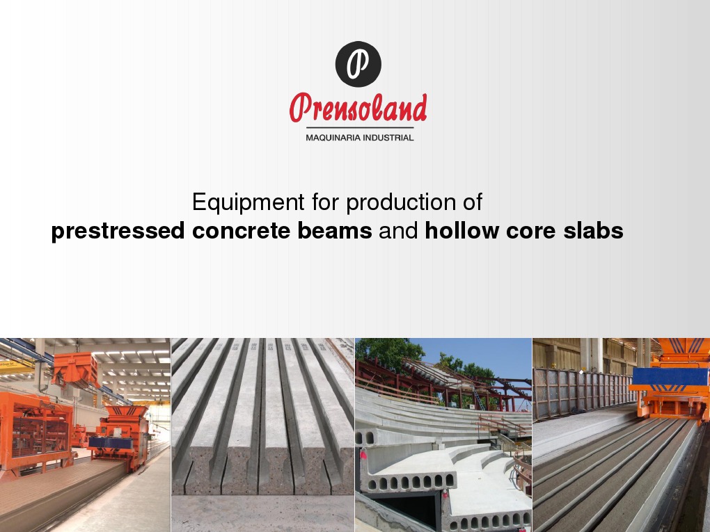 Hollow Core Slab Machine | PDF | Prestressed Concrete | Precast Concrete