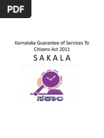 Understanding Sakala Services in Karnataka | PDF | Short Message ...