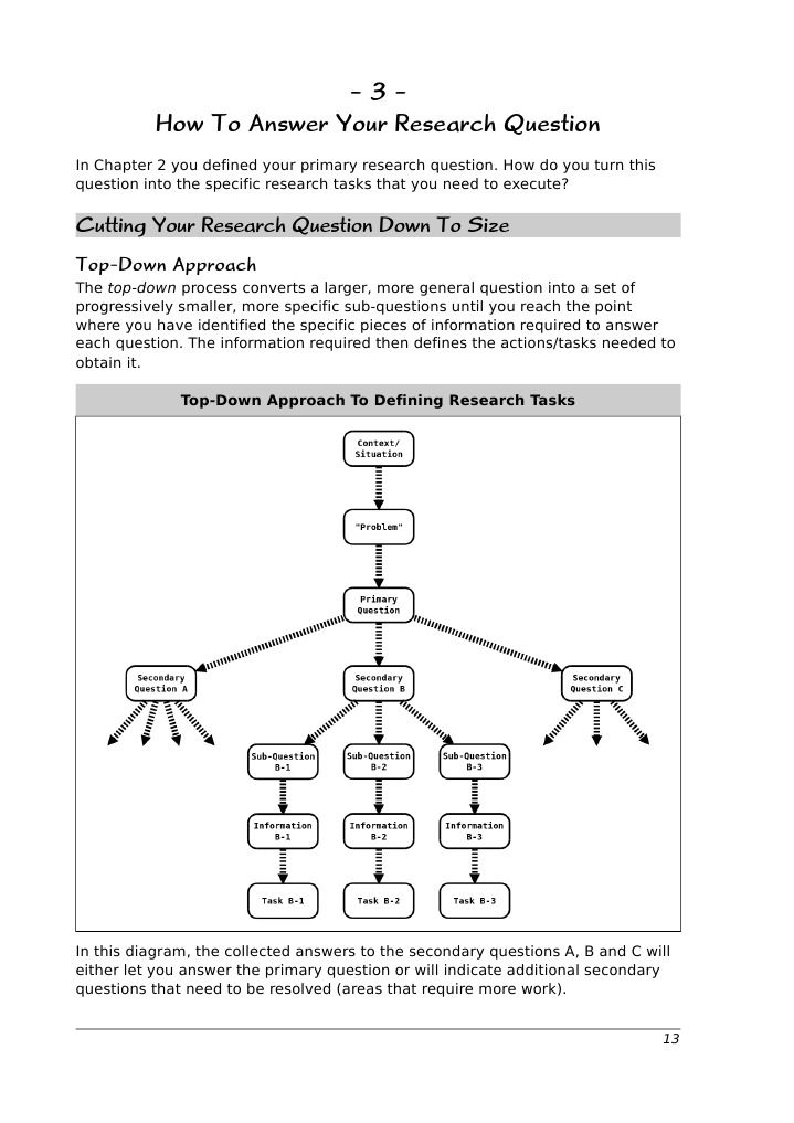 Defining Research Tasks Diagram | PDF | Hypothesis | Question