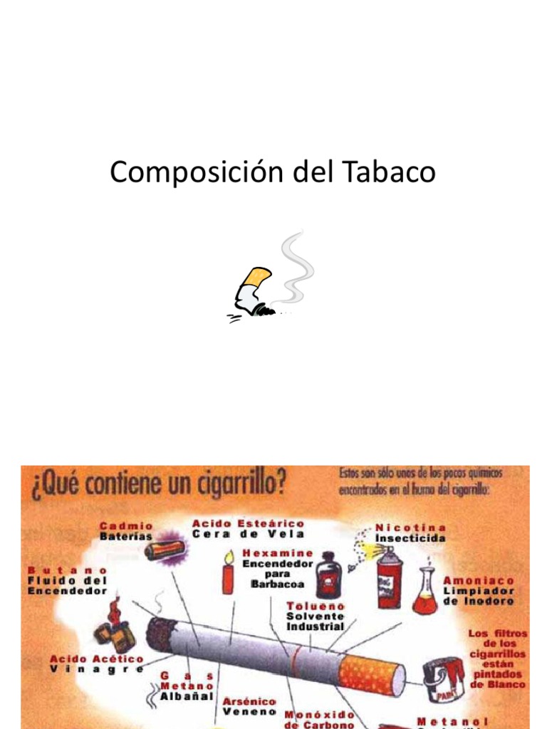 Composición Del Tabaco | Benceno | Tolueno