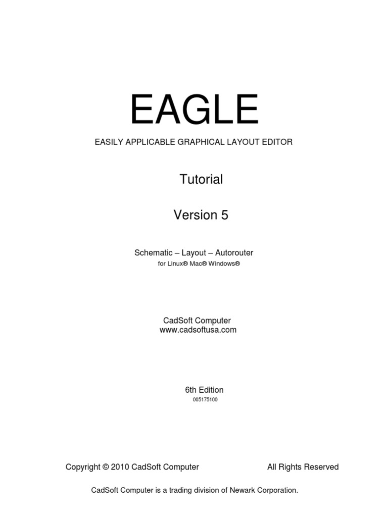Tutorial Eagle | PDF | Installation (Computer Programs) | Command Line Interface