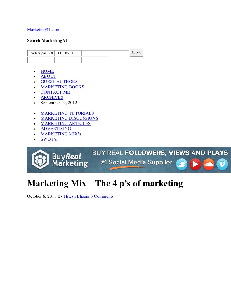 Marketing 91 | PDF | Promotion (Marketing) | Marketing