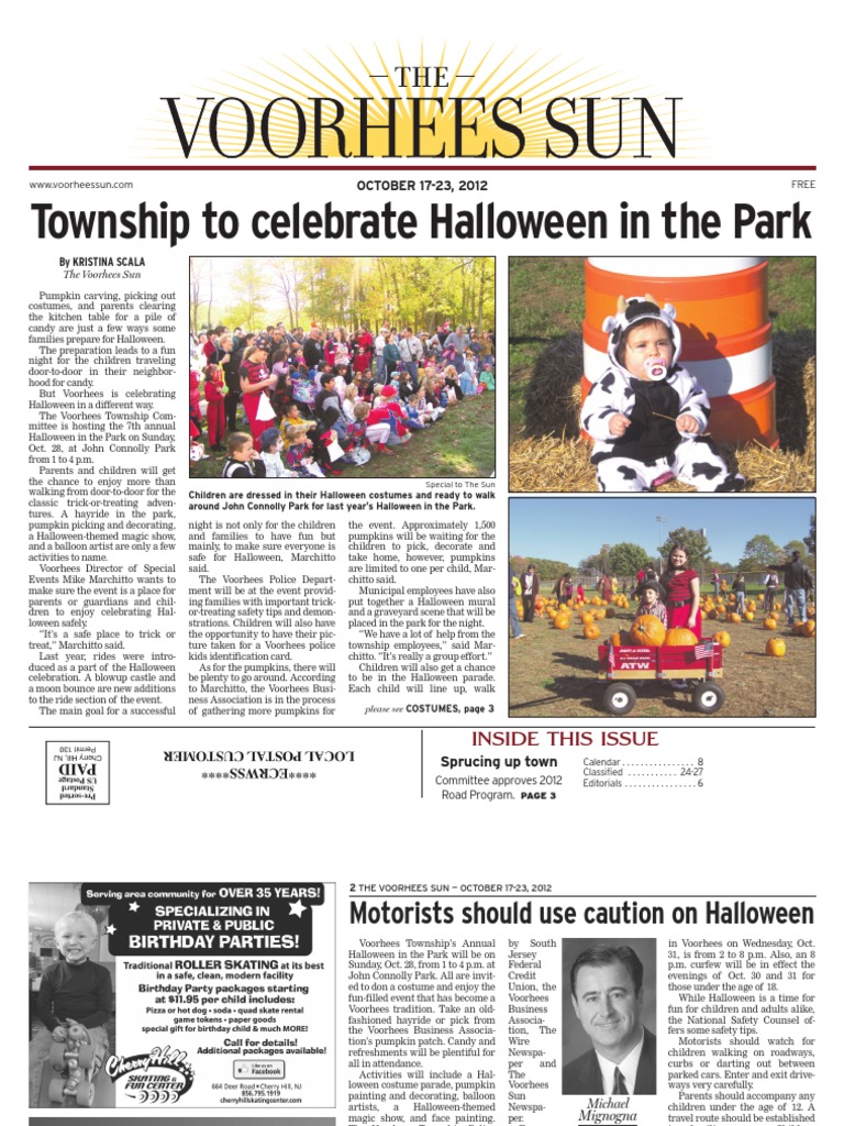 Township To Celebrate Halloween in The Park: Inside This Issue | PDF ...