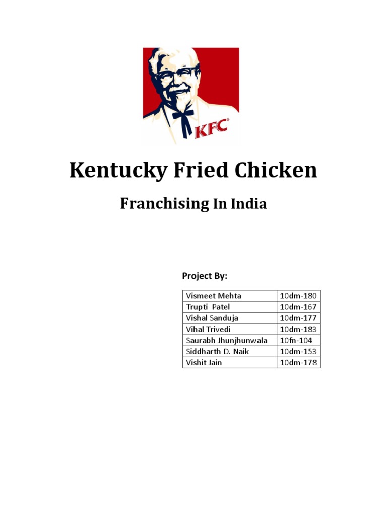 KFC Report | PDF | Franchising | Fast Food Restaurants