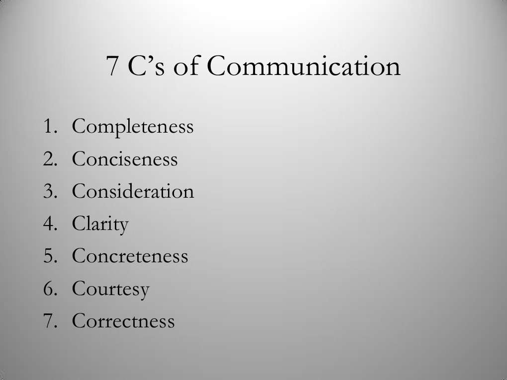 Exercises on the 7 Cs of Communication | PDF | Ellipsis | Disability