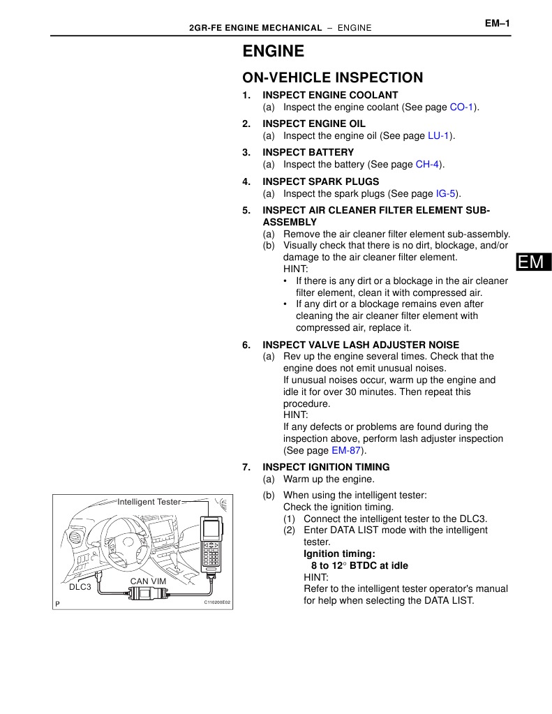 2GR-FE Engine Mechanical | PDF | Belt (Mechanical) | Fuel Injection