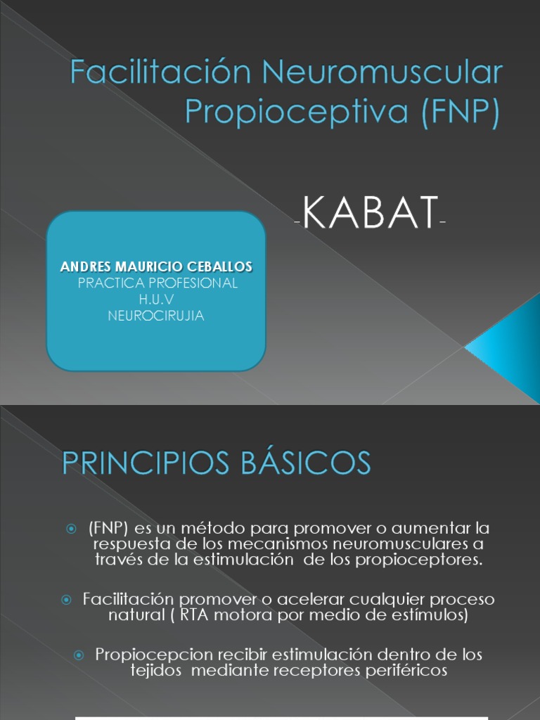 Técnicas de Kabat - Bobath - Rood | PDF | Contracción muscular | Músculo