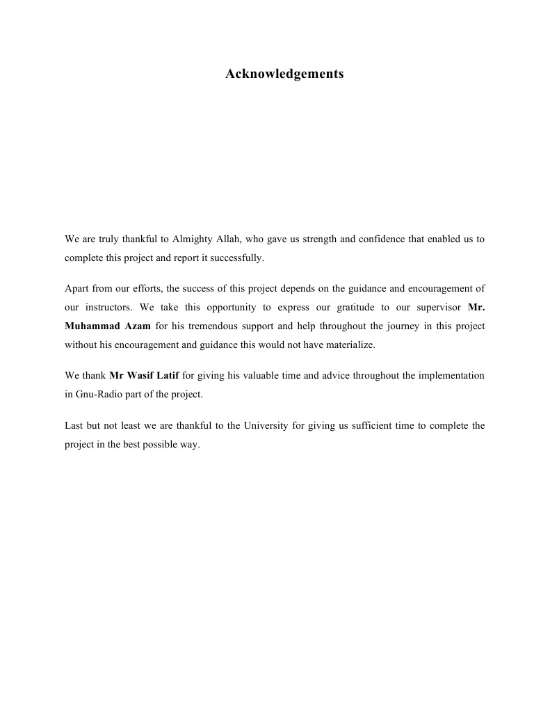 Acknowledgements | PDF | Career & Growth | Self-Improvement