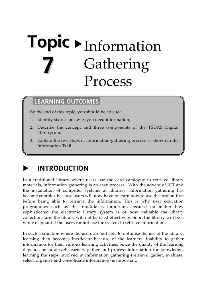 Topic 7 | PDF | Digital Library | Libraries