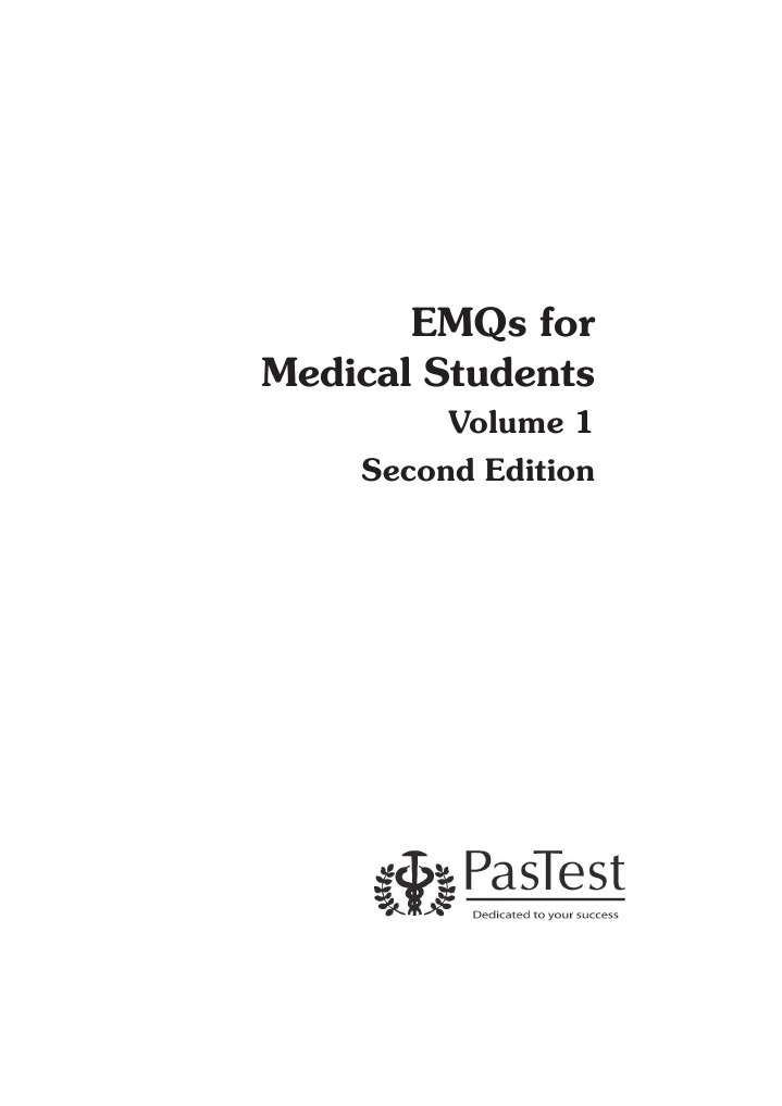 EMQs For Medical Students Volume 1 2E | PDF | T Cell | Major ...