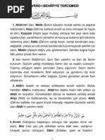 Namaz Dualari Ve Sureleri | PDF