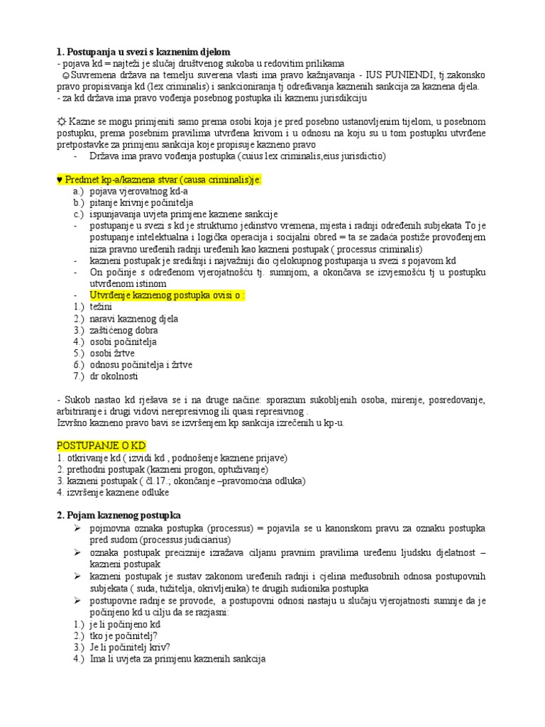 KPP Skripta Opci Dio - DOVRSENA | PDF