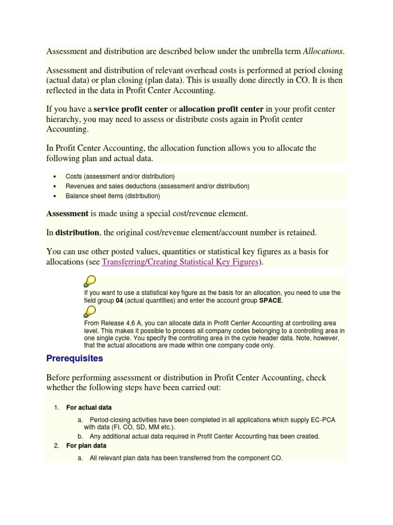 Assessment & Distribution Cycle | PDF | Profit (Accounting) | Cost