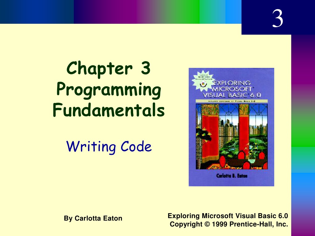 Programming Fundamentals Writing Code Pdf Subroutine Control Flow