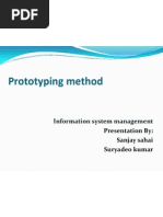 Types of Prototypes and Their Usage | PDF | Prototype | Software Prototyping