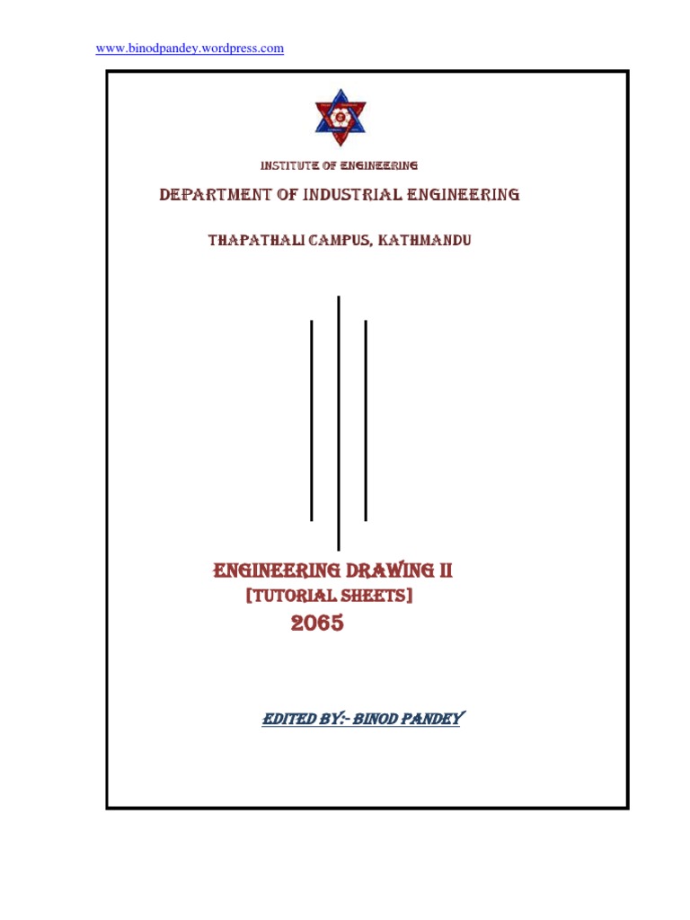 Engineering Drawing II Tutorial | PDF