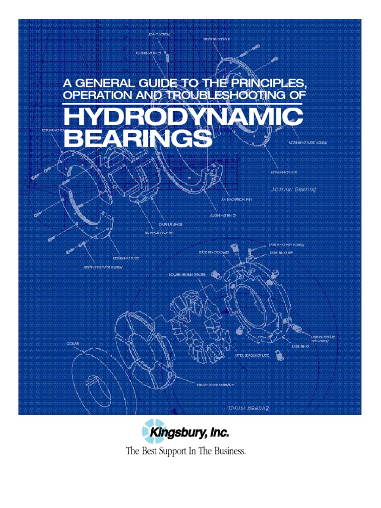 Hydrodynamic Bearings: A General Guide To The Principles, O P E R Ation ...
