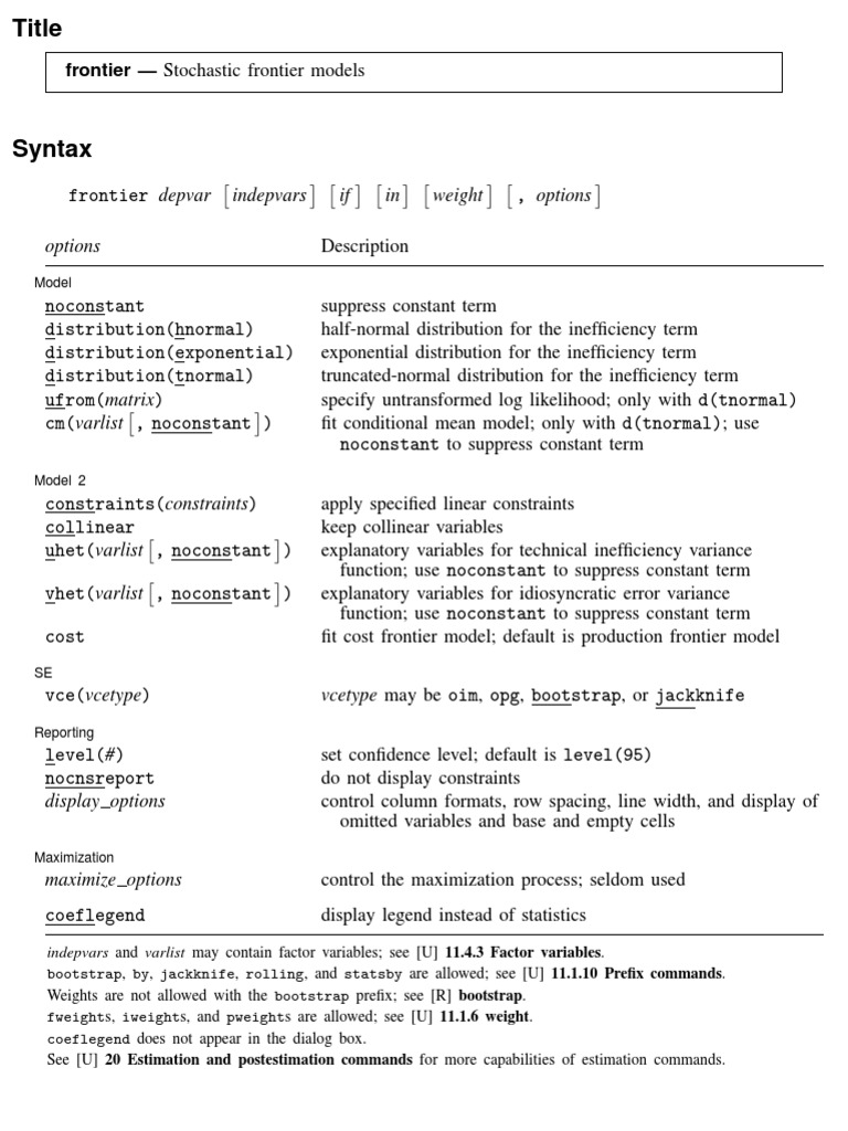 PSF Models in Stata | PDF | Heteroscedasticity | Normal Distribution