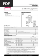 FW503 P-Channel MOSFET & SBD Specs | PDF | Field Effect Transistor | Mosfet