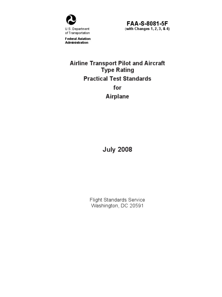 Faa S 8081 5F | PDF | Federal Aviation Administration | Instrument ...