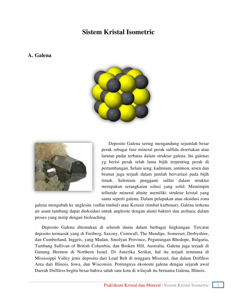 Sistem Kristal Isometri | PDF