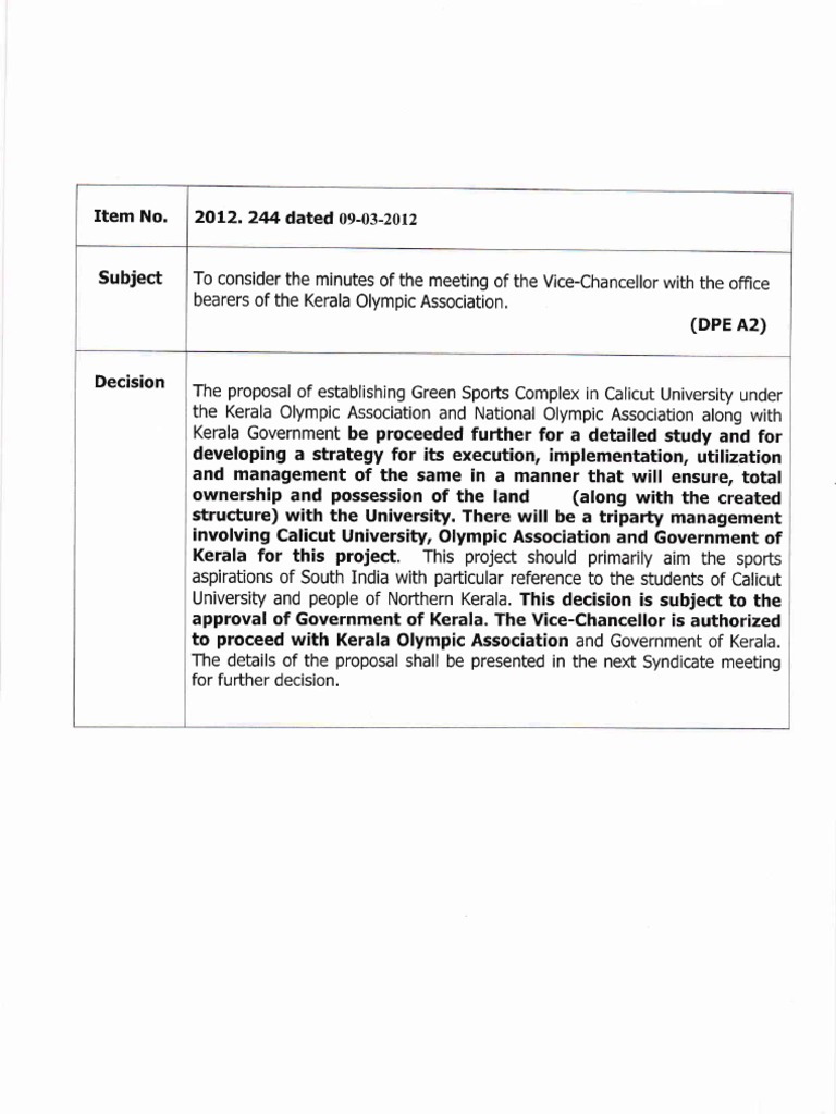 Syndicate Minutes | PDF | Government | Government Information