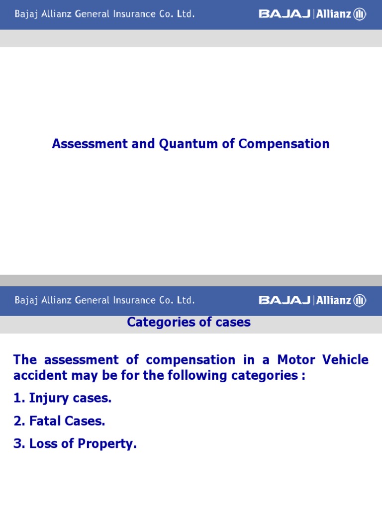 Assessment of Disability & Compensation | Download Free PDF | Damages ...
