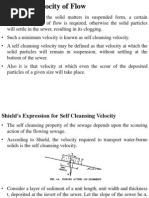 Self-Cleansing Velocity in Sewers | PDF
