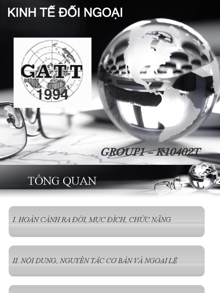 Gatt 1994 | PDF