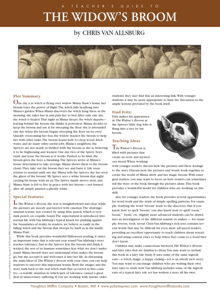 The Widow's Broom Teacher Guide | PDF