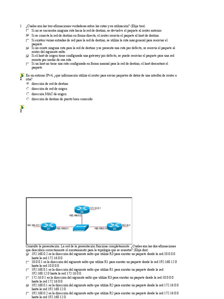 Examen CCNA Modulo-1 Capitulo 5 | PDF