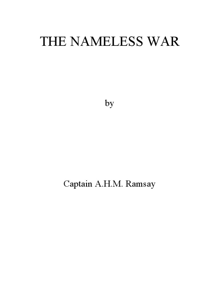 The Nameless War (Archibald Maule Ramsay, 1952) | Download Free PDF ...